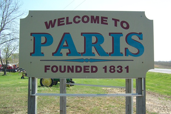 La carte des "Paris" aux Etats-Unis – Le Paris d'Alexis